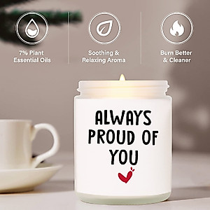 Afterprints Scented Candles - Graduation Gifts for Her/Him, Congratulations Gifts for Women, Proud of You Gifts for Her, New Job, Promotion, Encouragement Present
