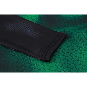 Red Plume Men’s 3D Printed Compression Long Sleeve T Shirts Top Tees (Leopard, XL)