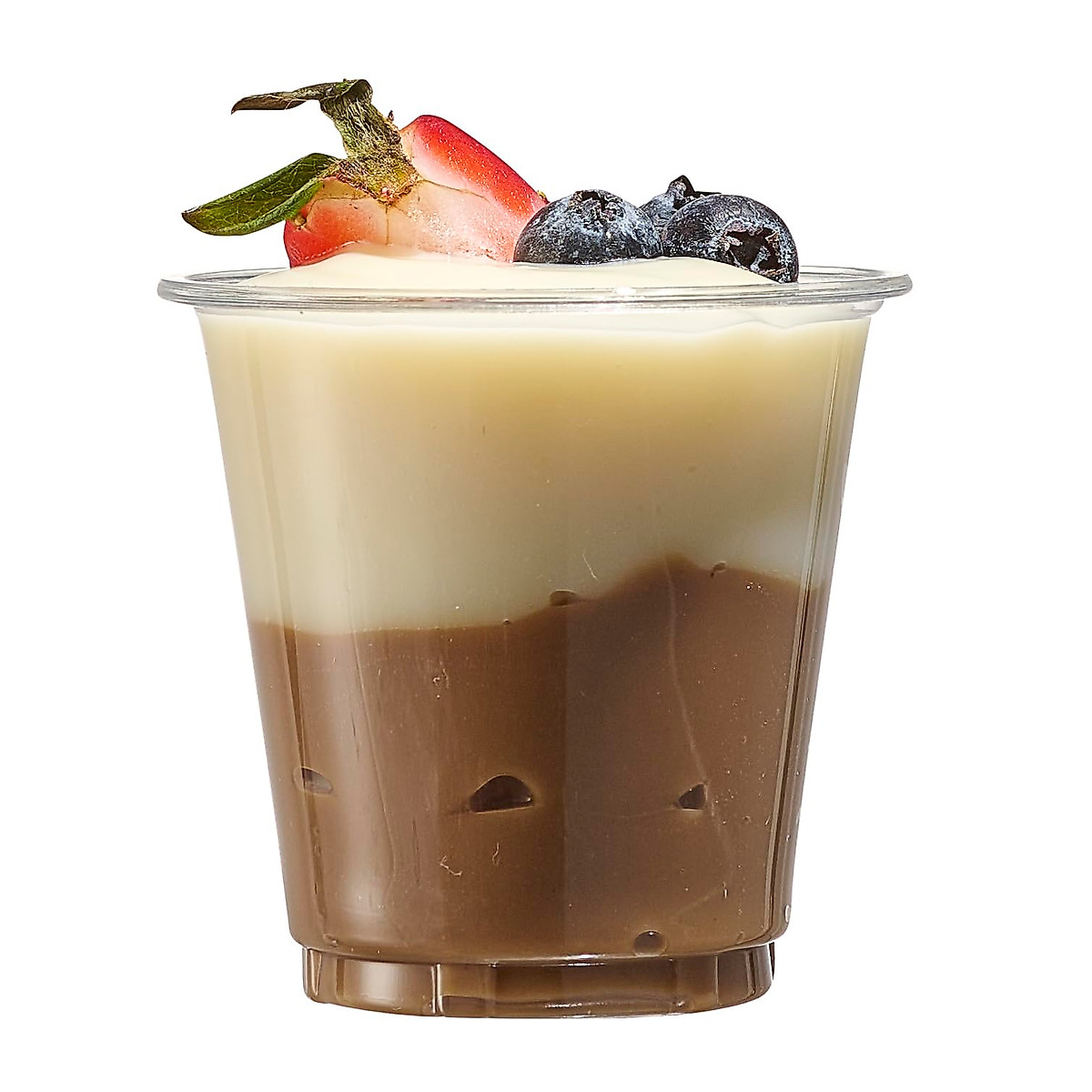 PATCHKE [ 3 OZ - 200 Cups + 200 Lids ] Jello shot Cups with Lids - Leak-Resistant, Tight fit, Easy Snap-on Lids - Clear & Fully Transparent, Tall squeezable Disposable Plastic.