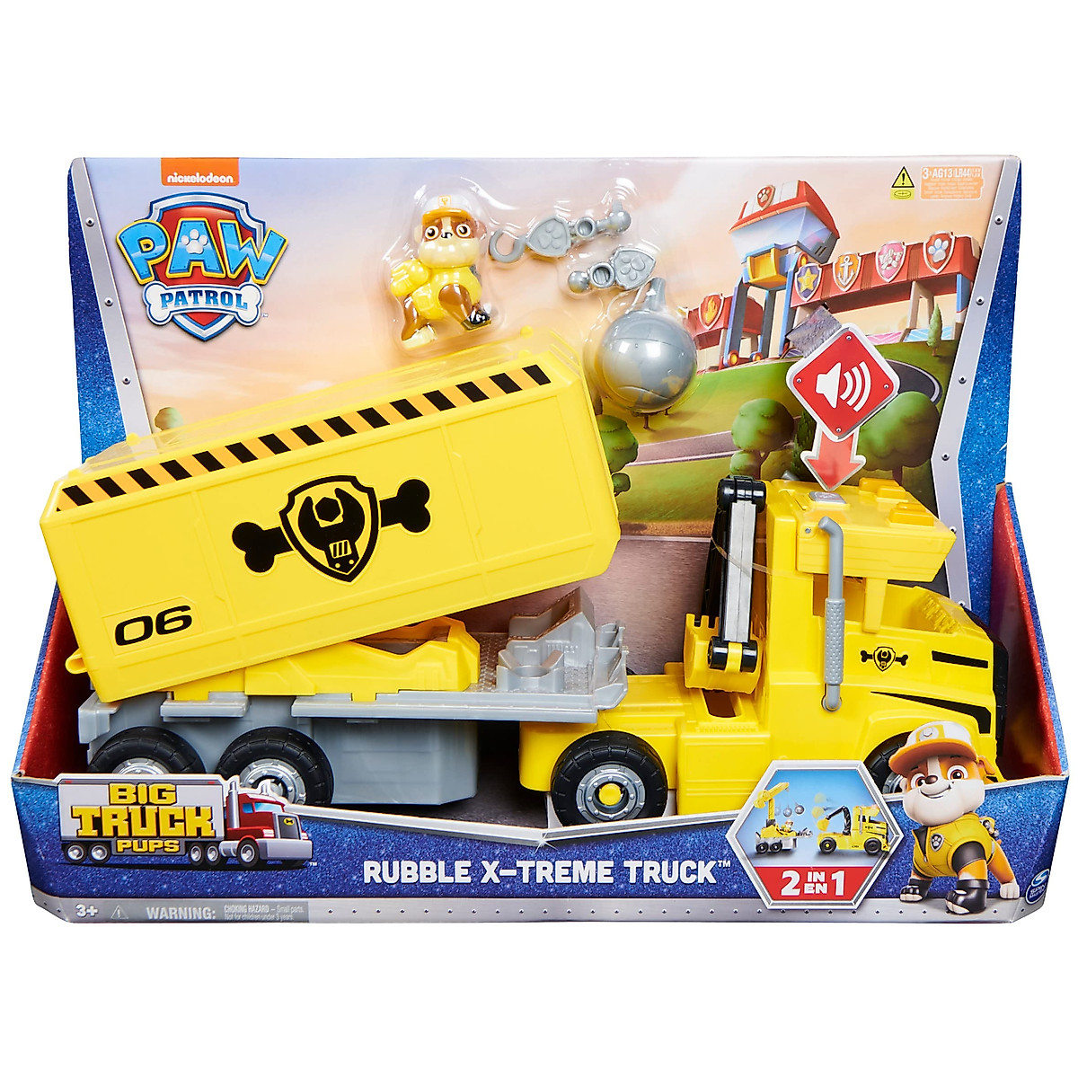 Paw Patrol, Mighty Pups Charged Up Chase Transforming Deluxe Vehicle Preschool Toy
