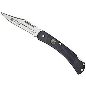 SGB Puma Bear Featherweight Black G10 Folding Pocket Knife