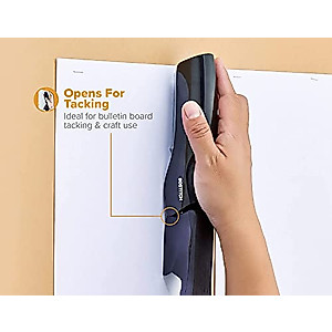 Bostitch Office Stapler Heavy Duty - 40 Sheet Stapler for Desk -Full-Strip - Includes 1260 Staples - Black