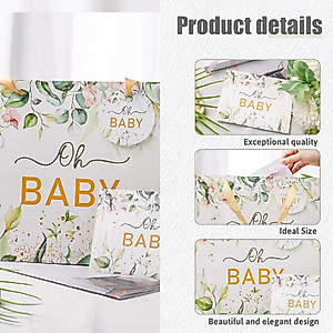 Shindel 13" Large Baby Boy Girl Gift Bag with Handle, 2PCS Baby Gift Bag with Tissue Paper Greeting Card Ribbon for Baby Shower Newborn Birthday Party