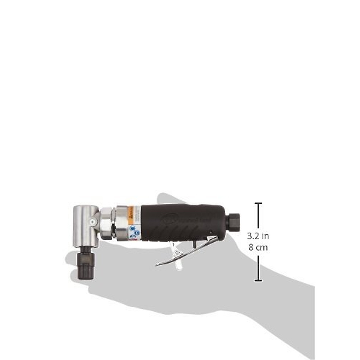 Ingersoll Rand 3101G Air Die Grinder Edge Series – 1/4", Heavy Duty, Right Angle, Ergonomic Grip, Ball Bearing Construction, Lightweight Tool, Black