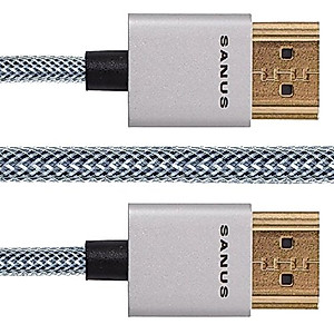 Sanus Super Slim 4' HDMI Cable - 4 Feet - 18 Gbps High-Speed Supports Full 1080P, 4K, UltraHD, 3D, Ethernet, and Audio Return Channel - SOA-SH4