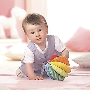 HABA Rainbow Fabric Ball - Machine Washable with 8 Different Sensory Affects