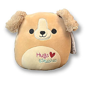 Squishmallows 8 Inch Stevon The Tan Dog Plush with Hugs & Squishes On Belly - Join The 2023 Valentine's Day Squad Stuffed Animal Toys