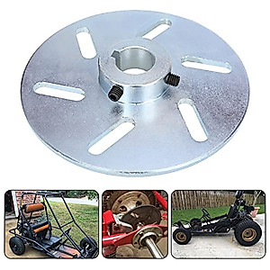 GREHUA 6" Mechanical Brake Disc 1" Bore 1/4" Keyway for Manco 9598 9597 Airheart MB-1 Yerf-Dog Carter ASW Buggies Bristers Go Kart Predator 212cc 196cc 6.5hp GX160 Carter Drift Trike Cart Parts Rotor