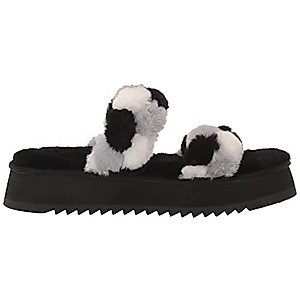 Koolaburra by UGG Women's YA-Baby Slide Sandal, Black Multi, 5