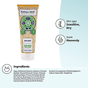 Human+Kind Body Souffle - Light, Fluffy Skin Conditioner for Hydrating and Smoothing Dry Skin - Natural, Vegan Formula with Shea Butter and Apricot Kernel Oil - Light, Fresh Fragrance - 6.76 oz