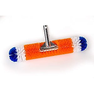 Blue Torrent Brush (18 Inches, Orange/White/Blue)