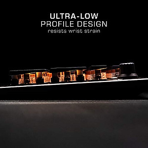 ROCCAT Vulcan 100 AIMO Mechanical PC Gaming Keyboard, RGB Lighting, Silent, Per Key LED Illumination, Brown Switches, Aluminum Top Plate, Silver