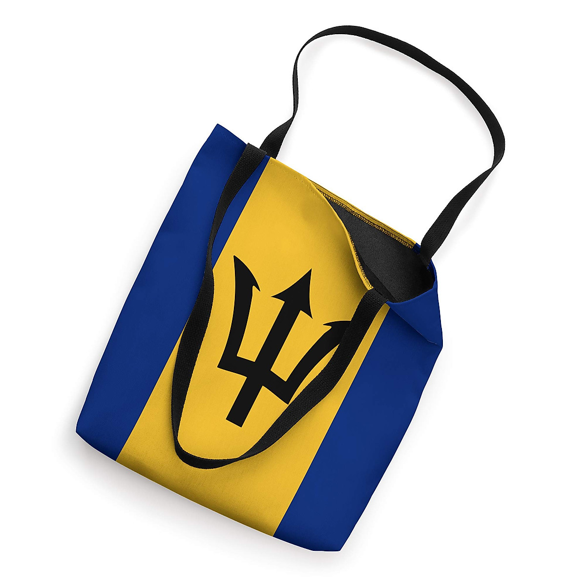Barbados Flag Colours Bajan Caribbean Carnival Tote Bag