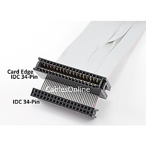 CablesOnline 36 inch Universal Floppy Drive Ribbon Cable for 3.5 or 5.25in Drives, (FF-002)