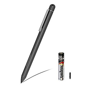 Pen for Microsoft Surface Pro 9/8/7, Stylus Pen Compatible with Surface Book 3/Laptop 4/Studio 2, Surface Go 3/2/1, Surface 3, Palm Rejection, 1024 Pressure Sensitivity(Black)