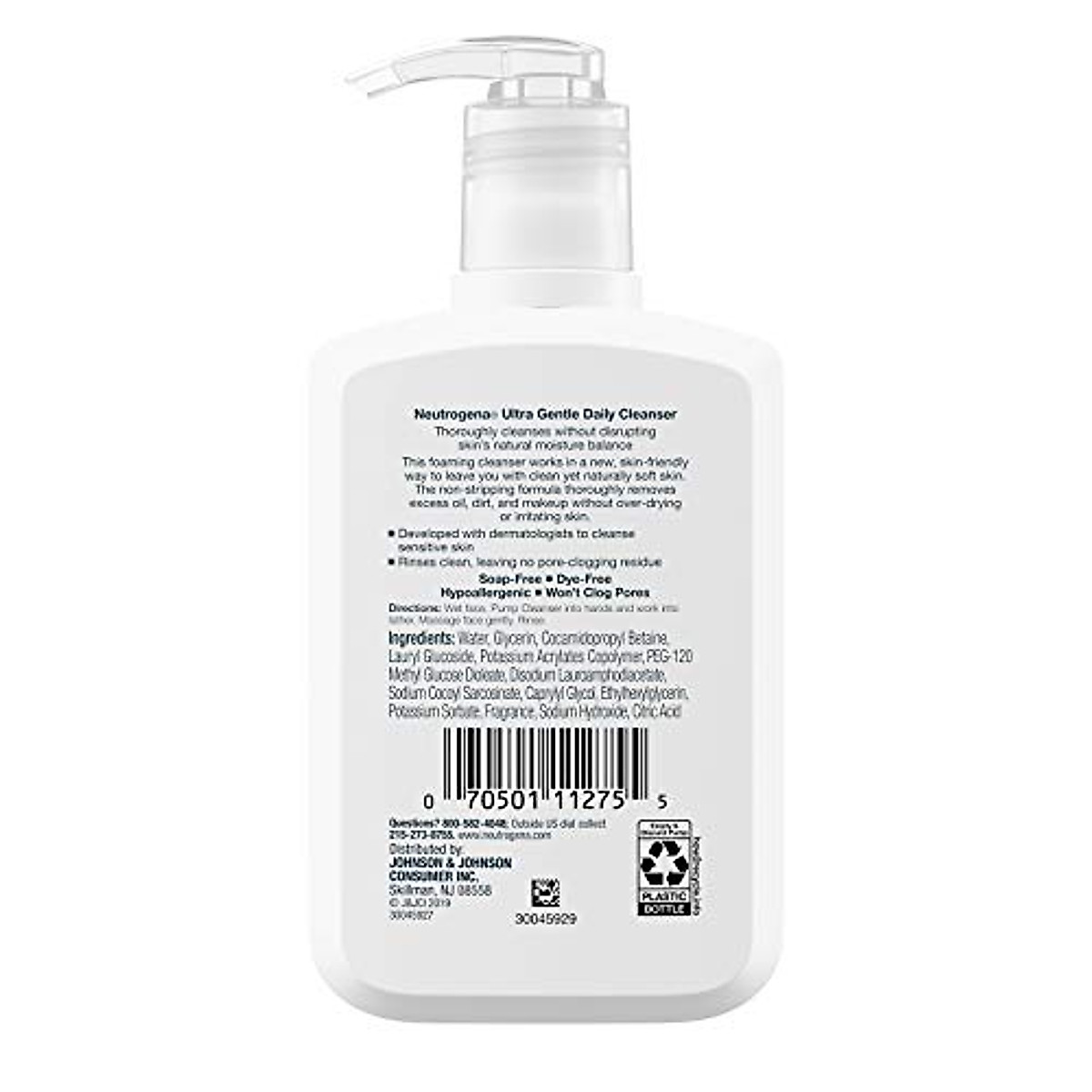 Ultra Gentle Hydrating Daily Facial Cleanser for Sensitive Skin