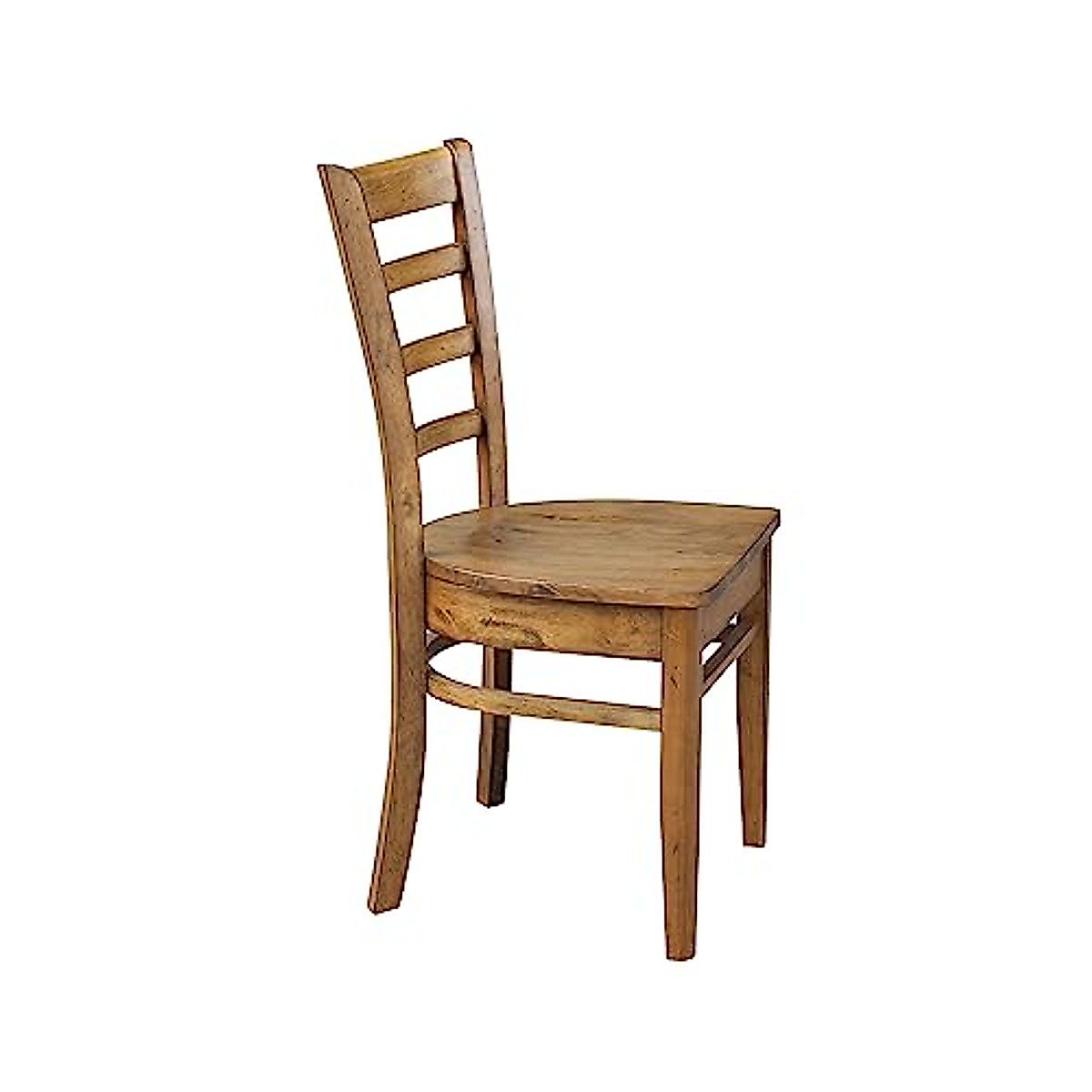 International Concepts, Set of 2 Emily Side Chairs, Pecan