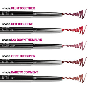 wet n wild Lip Liner Perfect Pout Matte Retractable Gel Lip Liner Pencil, Purple Lay Down the Mauves