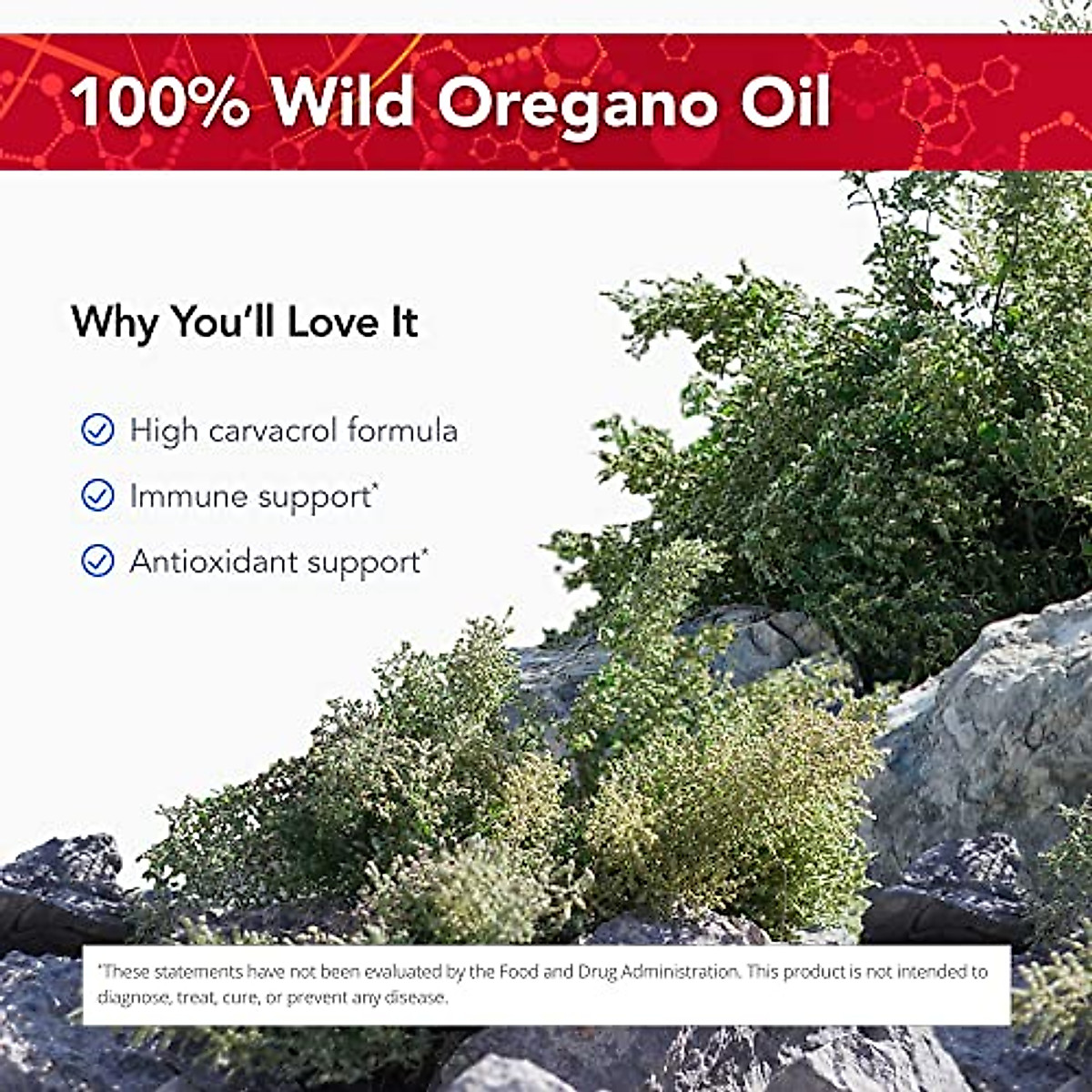Physician's Strength OregaWild Extra Strength - 30 mL - High Carvacrol Formula - 100% Wild Oregano Oil - 432 Servings