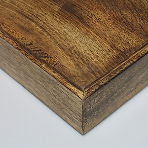 SAVON Extra Large Serving Tray Wooden Tea Coffee Breakfast 24 x 17 inches Set of 3 (Natural Wood)