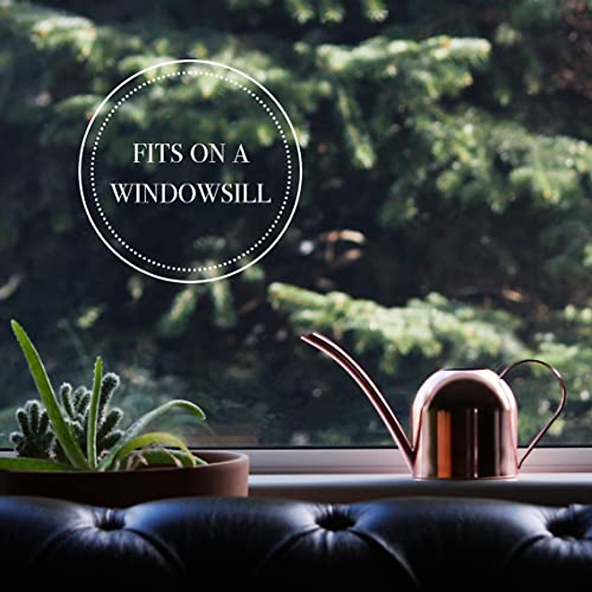 ALIVE CENTRAL Small Watering Can for Indoor Plants - Mini Watering Can - Rose Gold