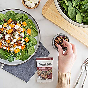 Orchard Valley Harvest Salad Toppers Glazed Pecans with Cranberries and Pepitas, 0.85 Ounce Bags (Pack of 15), Salad Toppings, Non-GMO, No Artificial Ingredients