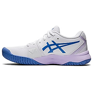 ASICS Women's Gel-Challenger 13 Tennis Shoes, 9, White/Periwinkle Blue