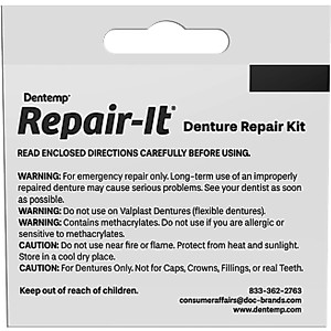D.O.C. Repair-It Advanced Formula Denture Repair Kit 3 ea
