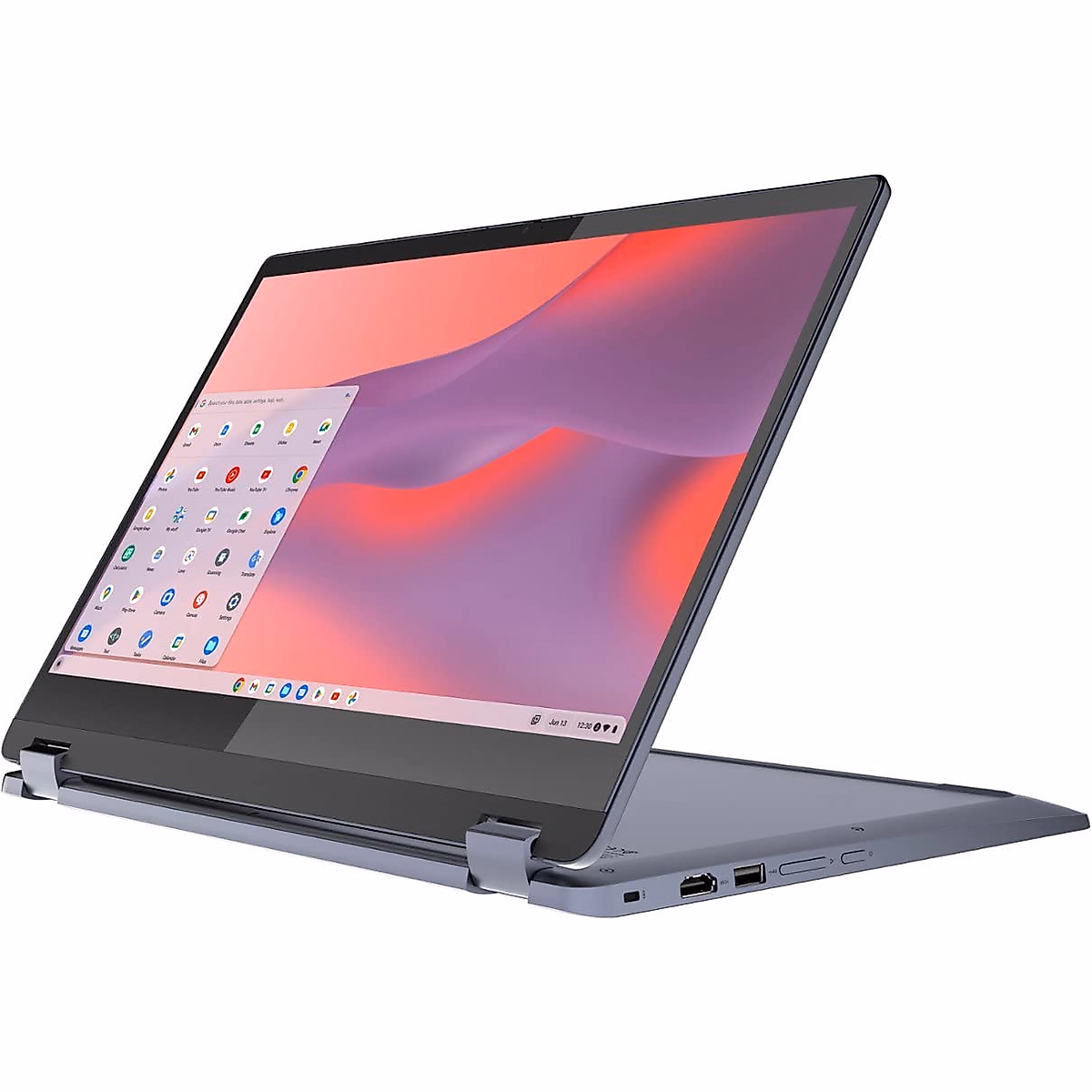 Lenovo Flex 3i 2-in-1 Chromebook, 15.6" FHD Touch-Screen Laptop. Intel Celeron N4500 Processor, 4GB RAM, 64GB eMMC+256GB Card, Intel UHD Graphics, Chrome OS, Abyss Blue, JVQ MP