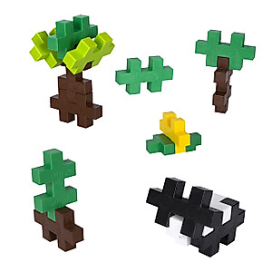 PLUS PLUS Big - Make & GO! - 46 Pieces - Construction Building Stem/Steam Toy, Interlocking Large Puzzle Blocks for Toddlers and Preschool