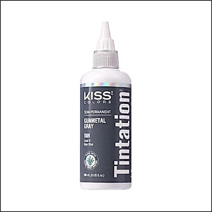 Kiss Tintation Semi-Permanent Hair Color Treatment 148 mL (5 US fl.oz) (Honey Brown)