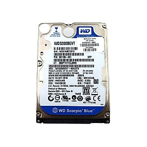 Western Digital Scorpio WD3200BEVT Hard Drive
