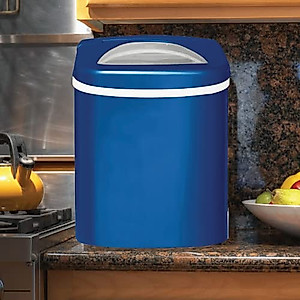 RYUUZA 26lb. Portable Countertop Ice Maker, Blue, EFIC108