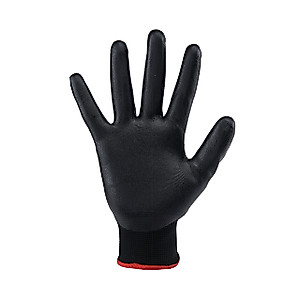 Grease Monkey Bone Series Foam Nitrile Mechanic Gloves with Grip, Work Gloves and All Purpose Gloves, Bones, Medium