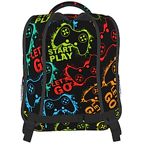 YSBKN Kid's Mini Backpack 12 inch video game funny Backpack Schoolbag Preschool Kindergarten Children Bag Nursery Travel Bag for Toddler Boys Girls Age 3-7