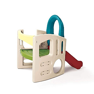 Step2 Panda Climber | Outdoor Toddler Activity Playset, Tan/Red/Yellow/Blue