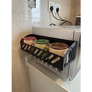 NAFCOOL Magnetic Spice Fridge Rack Shelf Organizer for Refrigerator, 3 Packs Moveable Magnetic Seasoning Organizer Shelves Kitchen Gadgets for Refrigerator Microwave Oven Washer, 19.88” Long