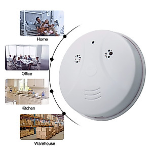 Mini Detector Camera, Full HD 1080P Wireless Security Nanny Detector Camera with Motion Detection/Remote View for Home and Office, No Audio