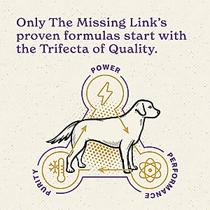 The Missing Link Senior Dog Supplement 1lb Bag - Powerful Powder Supports Bones, Joints, Skin, Coat, Heart, Eyes, Memory & Cognition