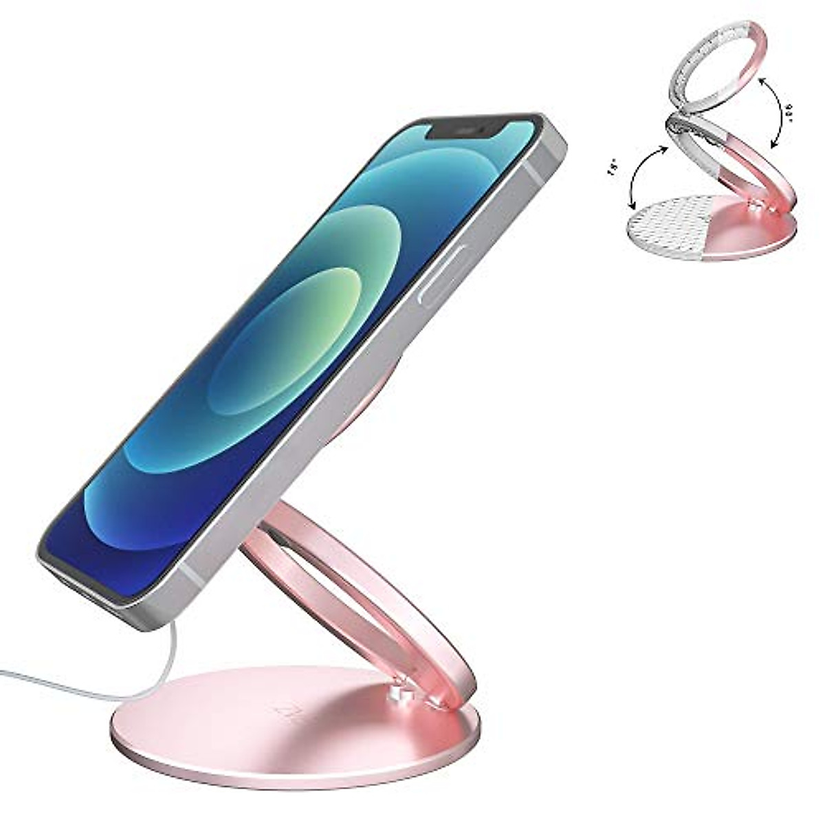 ZVE Stand for MagSafe Charger, Foldable MagSafe Stand Holder for iPhone ...