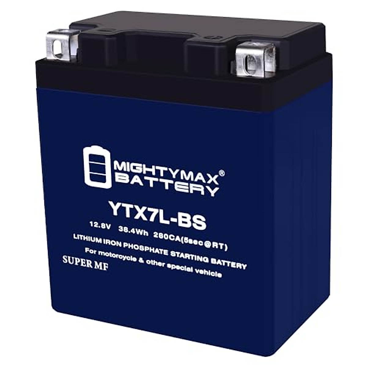 Mighty Max Battery YTX7L-BS Lithium Replacement Battery for Duralast Gold GSX7L