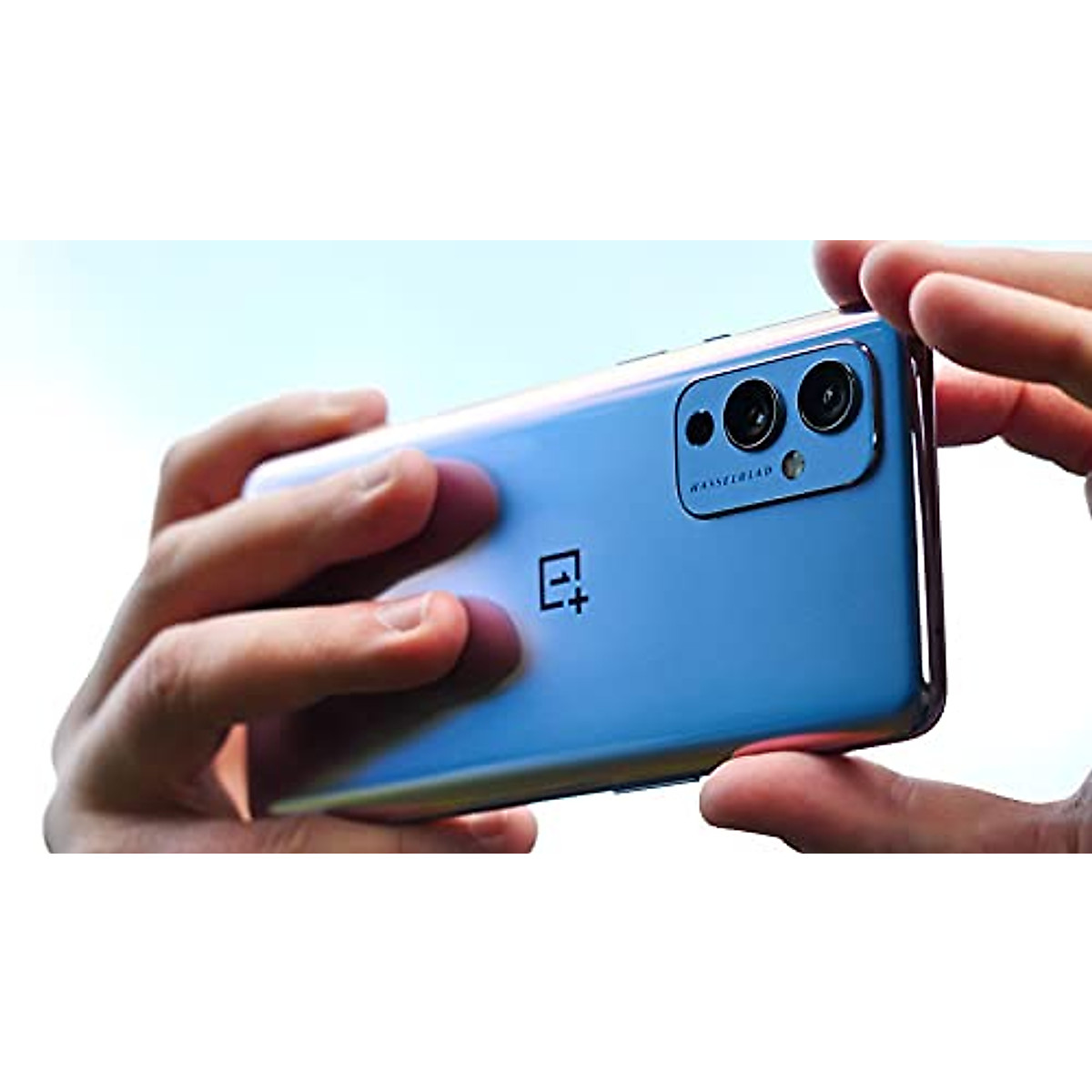 OnePlus 9 5G Dual LE2110 128GB 8GB RAM Factory Unlocked (GSM Only | No CDMA - not Compatible with Verizon/Sprint) China Version | Arctic Sky (Blue)