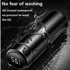 MADASD Insulated Coffee Cup for Tesla Model S,Insulated Coffee Tumbler Stainless Steel to Go for Hot/Ice Coffee Tea with Seal Lid nsulated Beverage Containers,Red