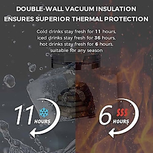 LB LEOBON 40 ounce insulated cup with handle, double-layer vacuum stainless steel material, equipped with straw, can keep warm or maintain cold drinks Skeletons Sleeping Books 2 Light pink