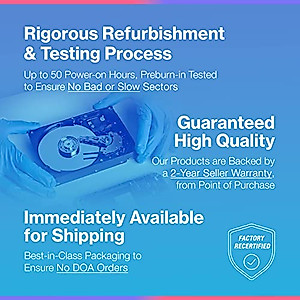 HGST WD Ultrastar DC HC530 14TB SATA 6Gb/s 3.5-Inch Data Center HDD - WUH721414ALE604 0F31152 (Renewed)