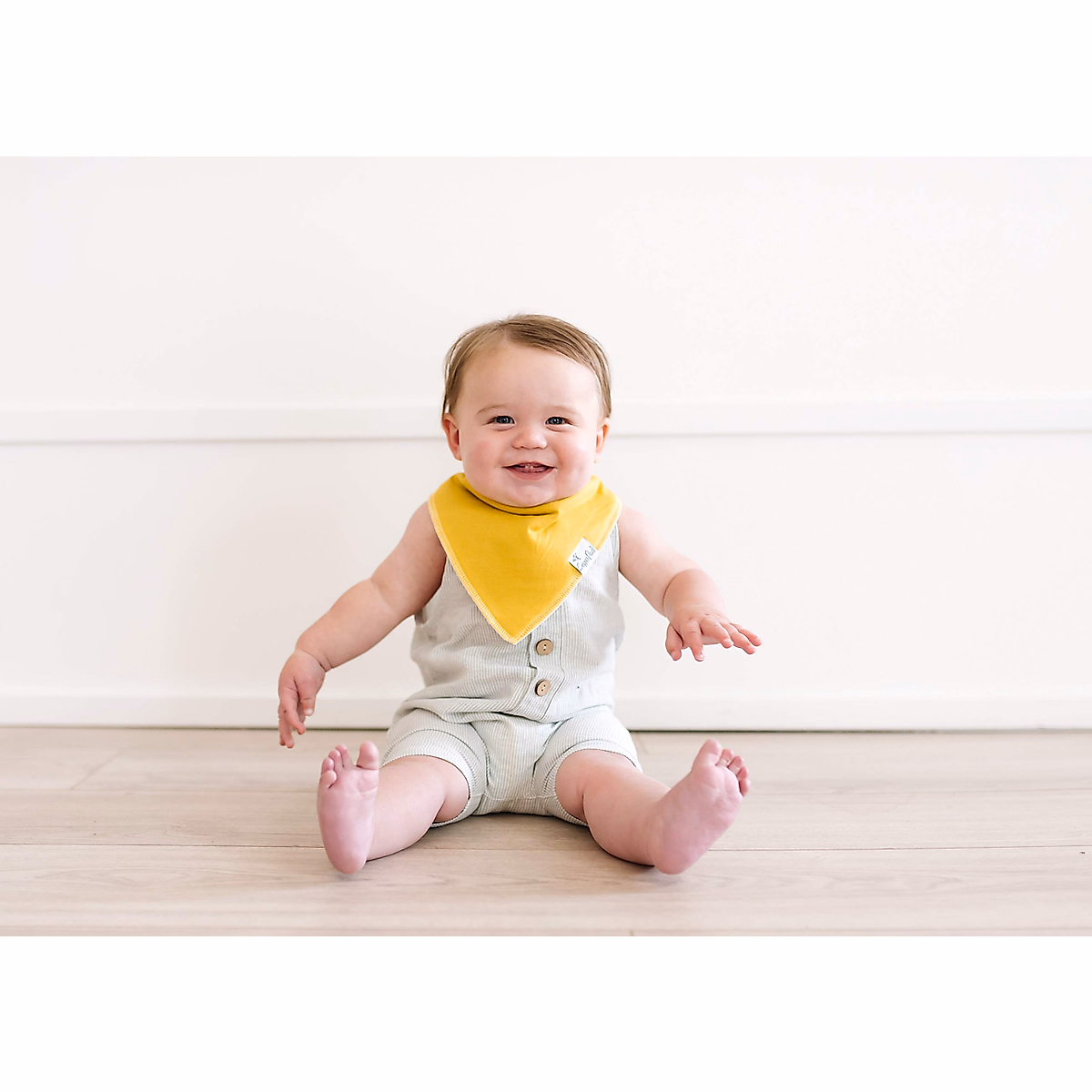 Copper Pearl Baby Bandana Bibs - 4 Pack Soft Cotton Baby Bibs for Drooling and Teething, Absorbent Drool Bibs for Baby Girl and Boy, Adjustable to Fit Newborns to Toddlers, Tons of Styles (Stone)