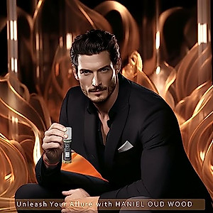 Haniel Perfume Oil for Men: Unleash Your Irresistible Charm with Enigmatic Oud - Embrace the Captivating Scent and Radiate Confidence!