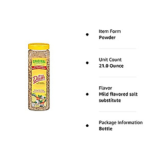 Dash Salt-Free Seasoning Blend, Original, 21 Ounce