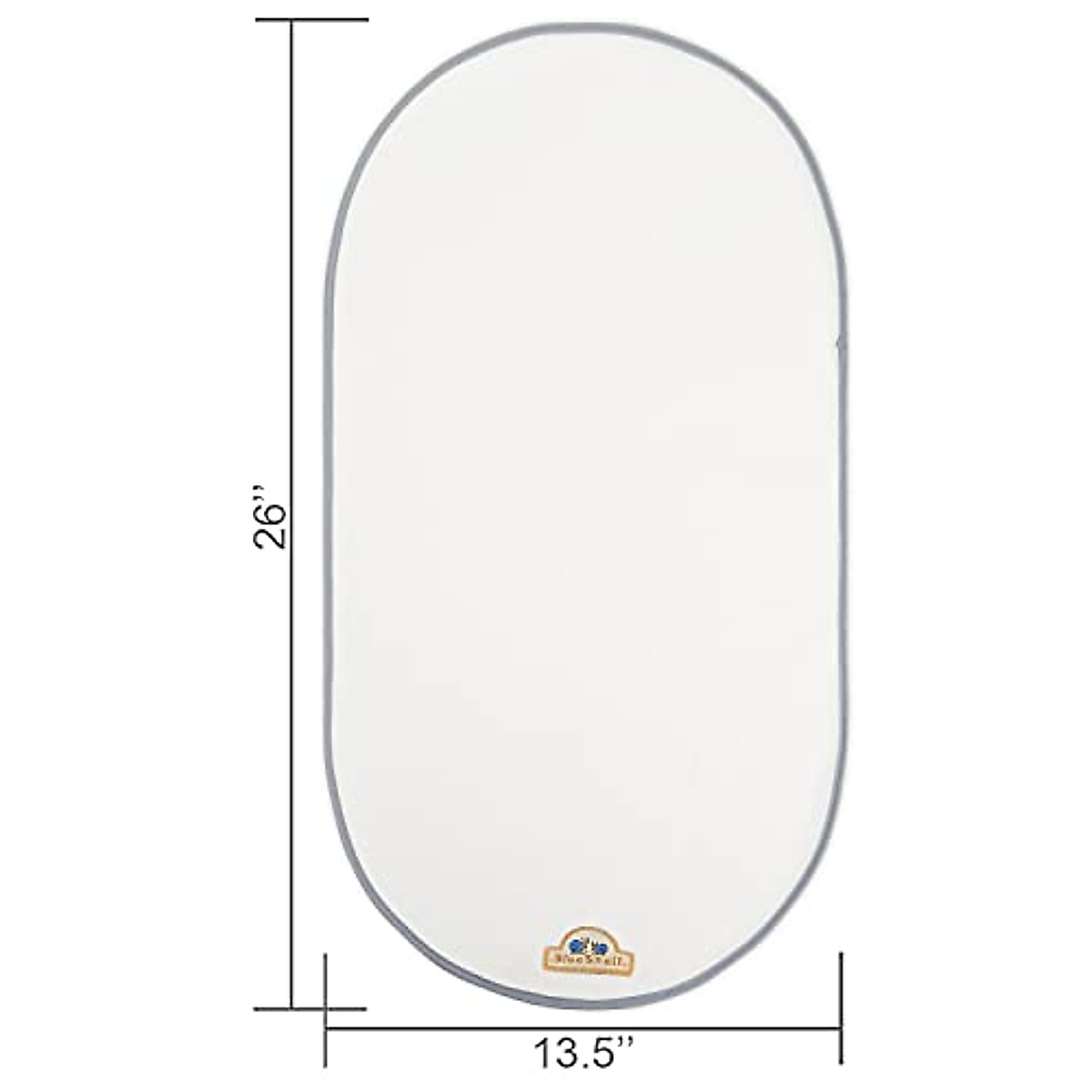 BlueSnail Soft and Comfortable Waterproof Changing pad Liner Portable Coral Fleece Diaper pad Liner (White)