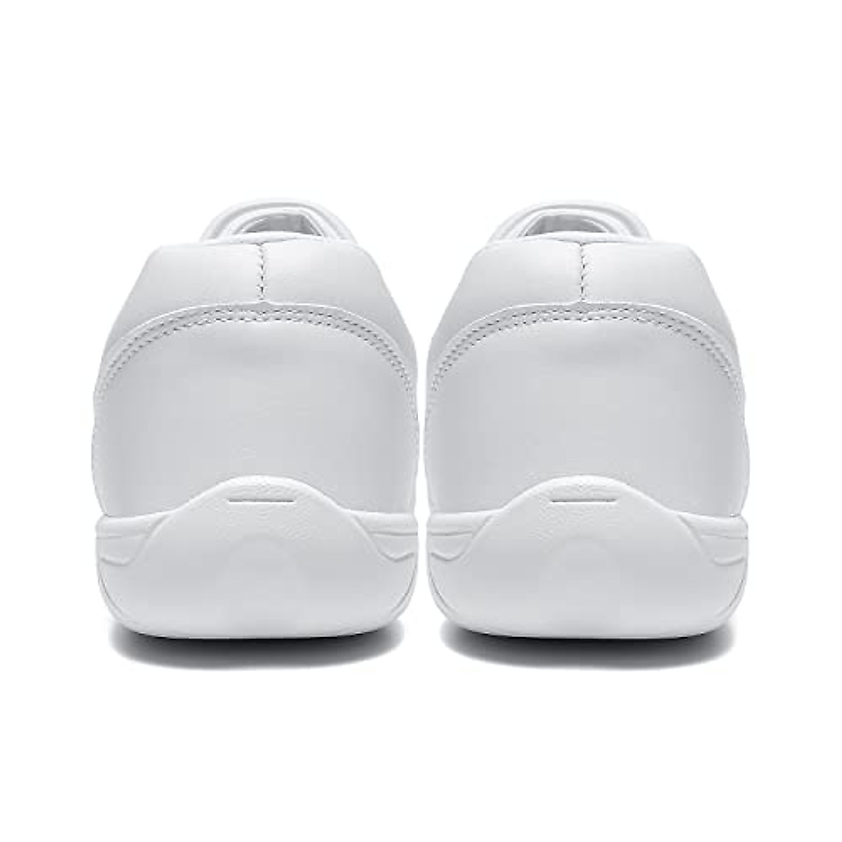 HIKLDK Womens Cheer Shoes Girls White Cheerleading Shoes Dance Youth Fashion Sports Shoes Training Athletic Comfortable Ventilation Fabric Shoes Flats Cheer Sneakers Walking Shoes